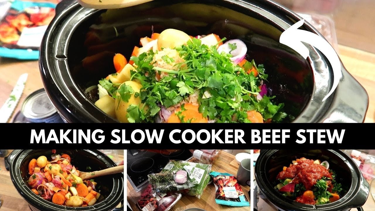MAKING A SLOW COOKER BEEF STEW | THE LODGE GUYS | HUSBANDS VLOG - YouTube