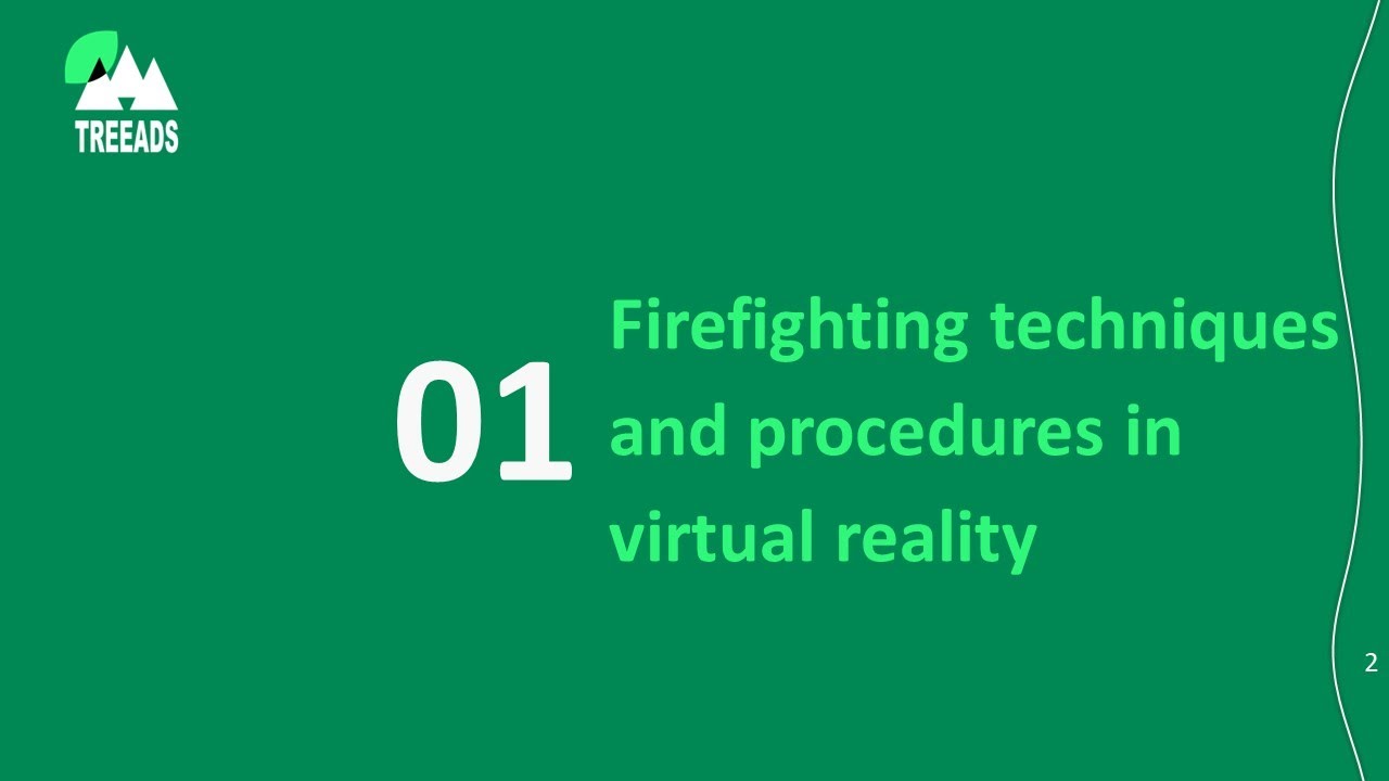 TREEADS Course 3.1 Firefighting techniques and procedures in virtual reality - YouTube