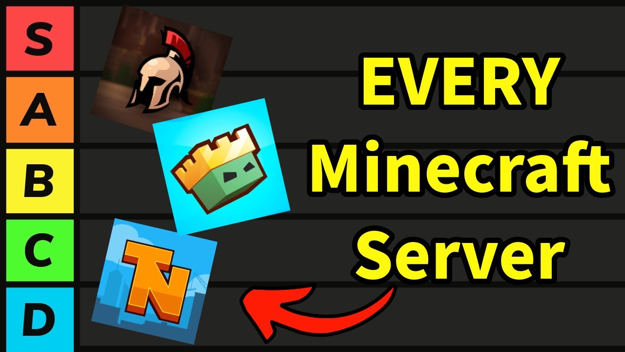 I Ranked EVERY Minecraft Server in a Tier List! - YouTube