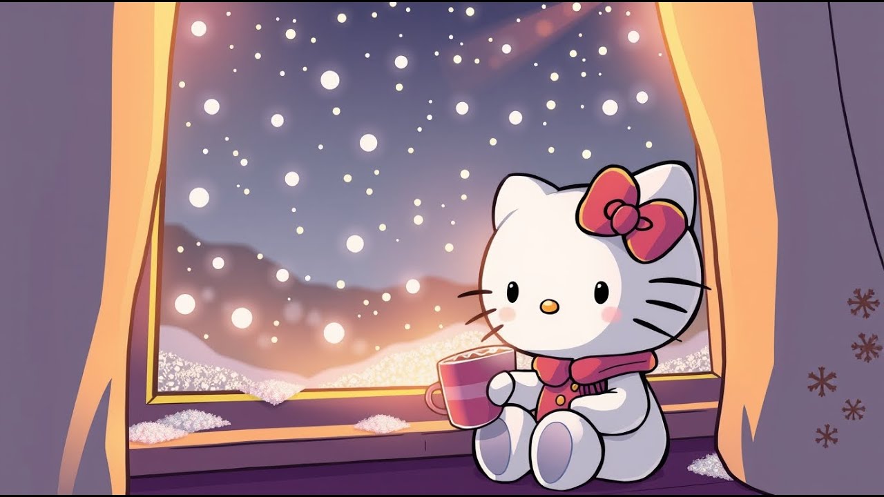 "Hello Kitty and the Whispers of Snowflakes ️🔮" - YouTube