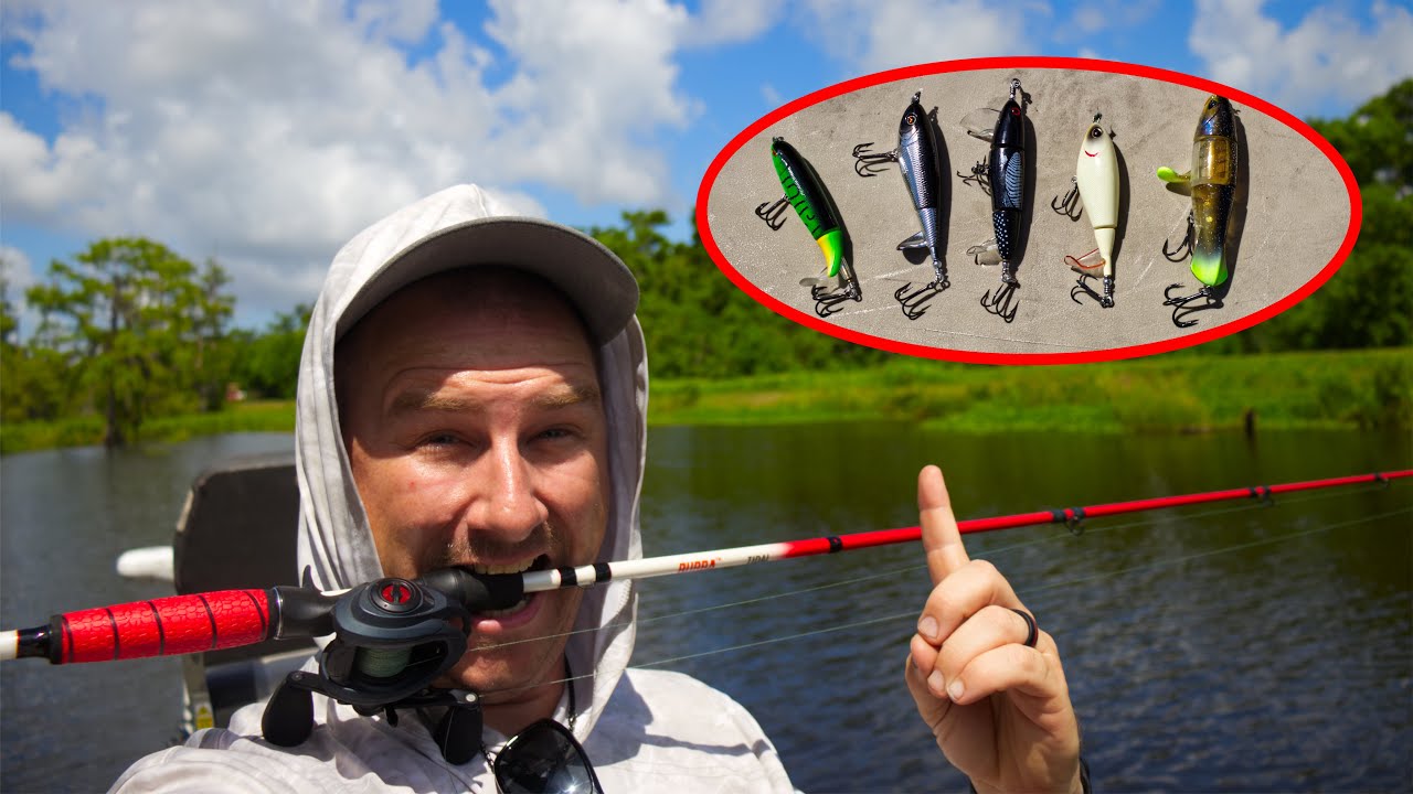 Fishing With ONLY PROP BAITS ( Whopper Plopper ) to See if They all ...