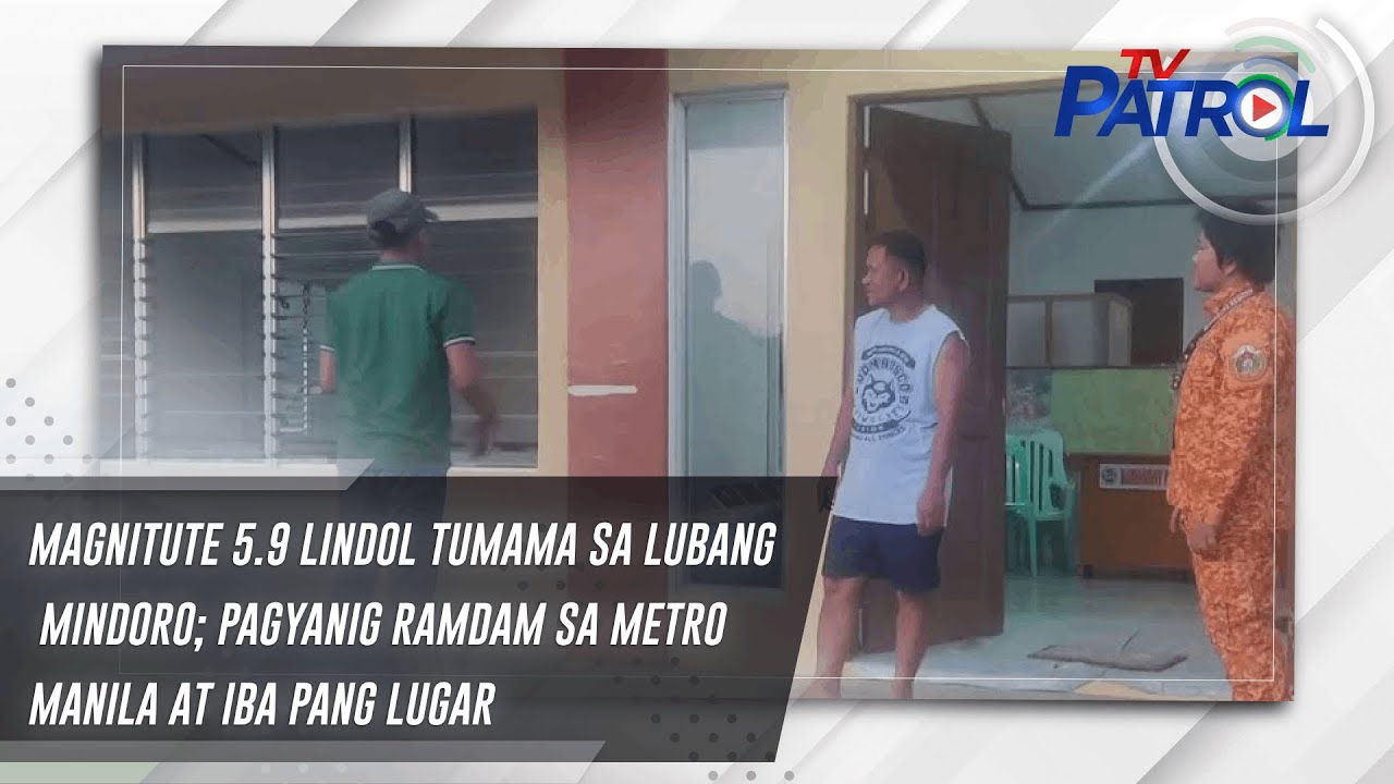 Magnitute 5.9 lindol tumama sa Lubang, Mindoro; pagyanig ramdam sa ...