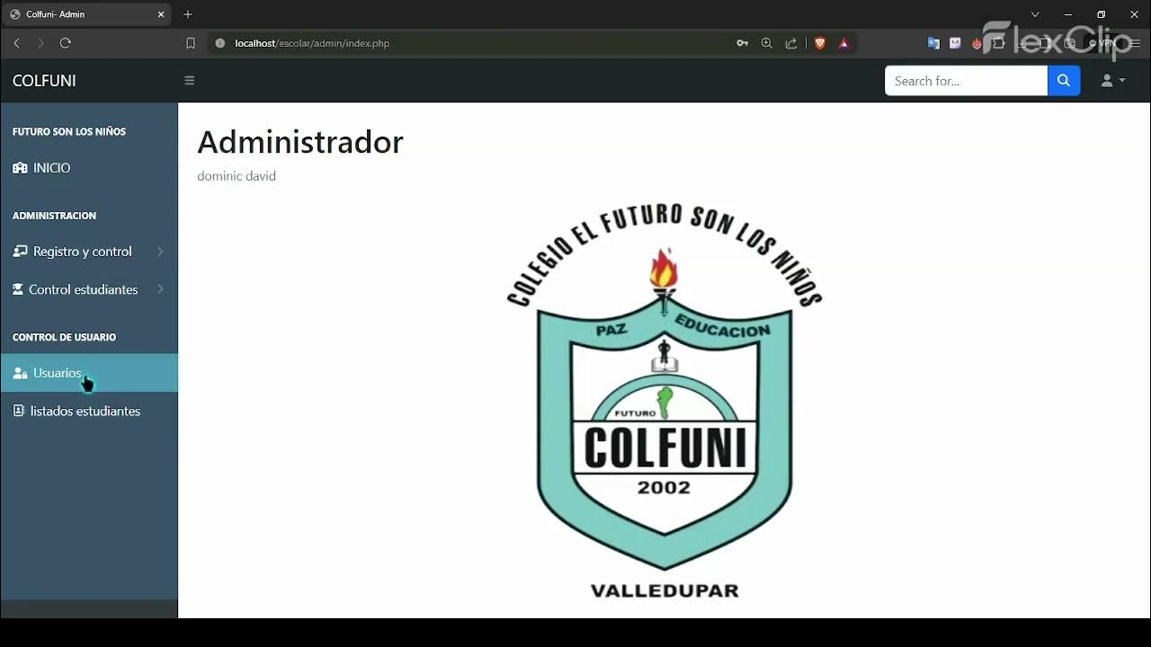 SISTEMA ESCOLAR EN PHP Y MYSQL - YouTube