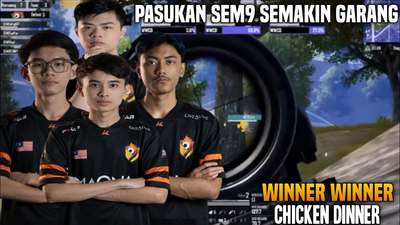 Pasukan Sem9 Semakin Garang !! Berjaya Wwcd Dengan 8 Kill !! 2024 PMSL ...