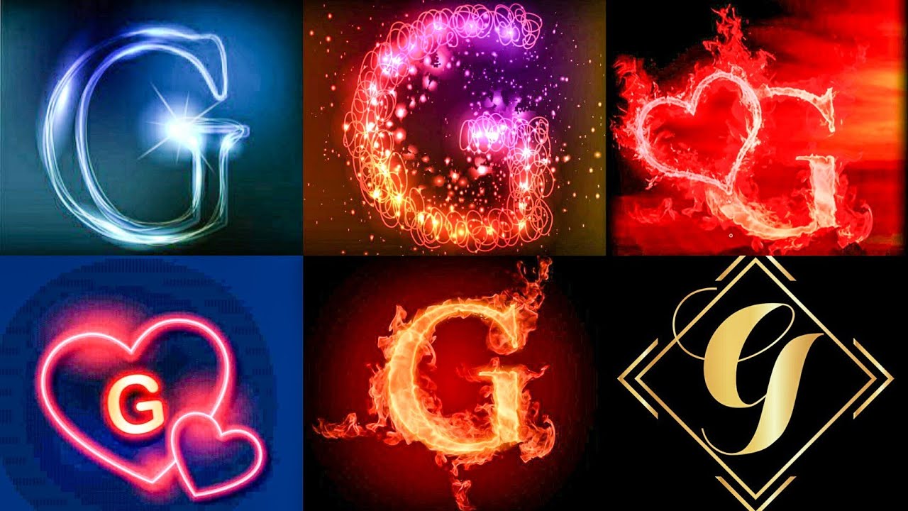 G Name Letter Wallpaper