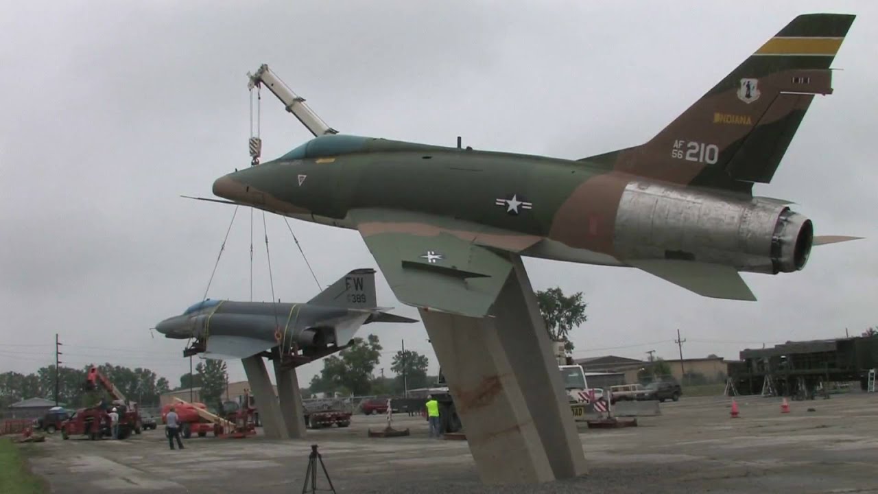 122nd Fighter Wing Historic Air Park - YouTube