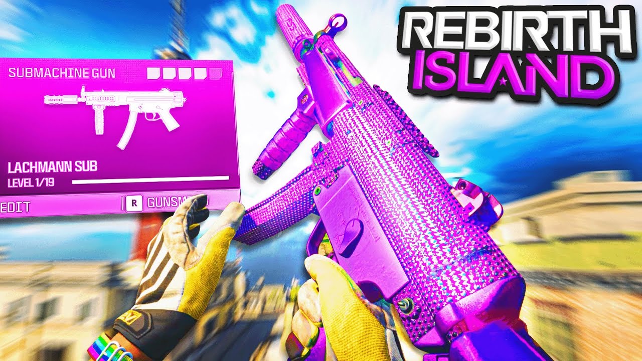 the *NEW* MP5 on REBIRTH ISLAND! (WARZONE 3) - YouTube