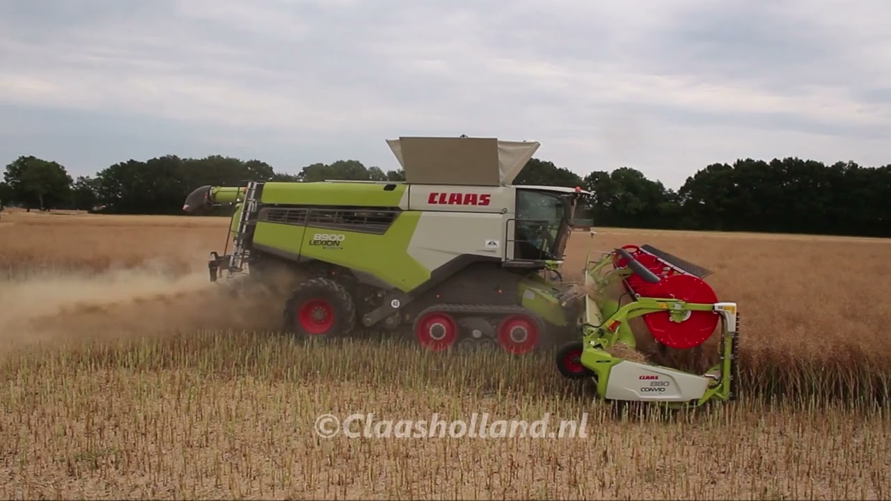 CLAAS LEXION 8900 nieuw model. - YouTube