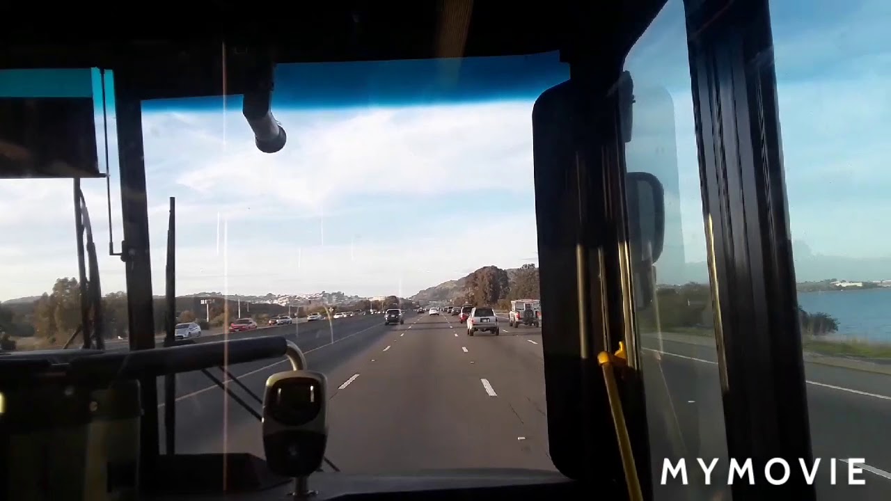 Samtrans 146 on route 398 (Front seat view) - YouTube