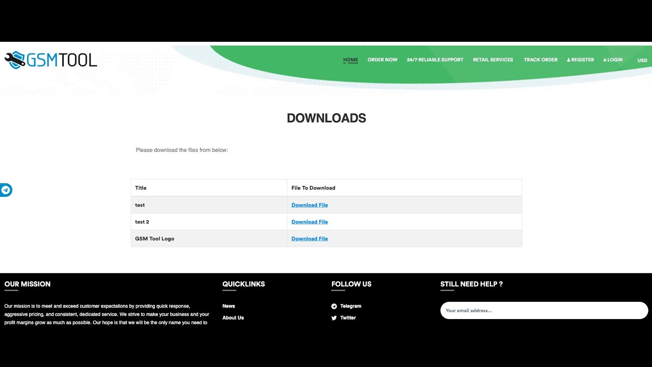 GSM Tool v2 - Downloads Page - YouTube