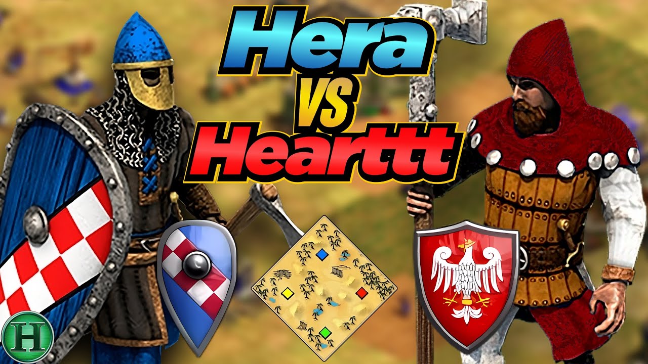 Sicilians vs Poles | 1v1 Arabia | vs Hearttt | AoE2 - YouTube