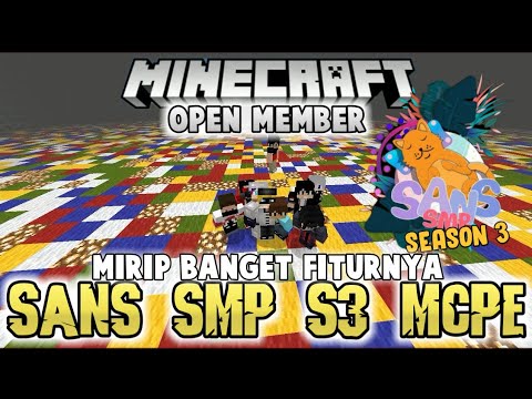 SERVER SANS SMP S3 DI MCPE!!! - SERVER SMP #48 - YouTube