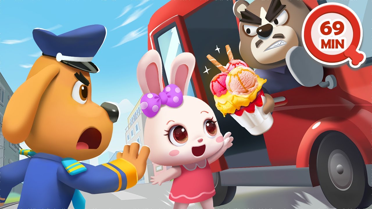 Không được lên xe người lạ 🚙🐰 Quy tắc an toàn khi gặp người lạ 👮 Cảnh ...