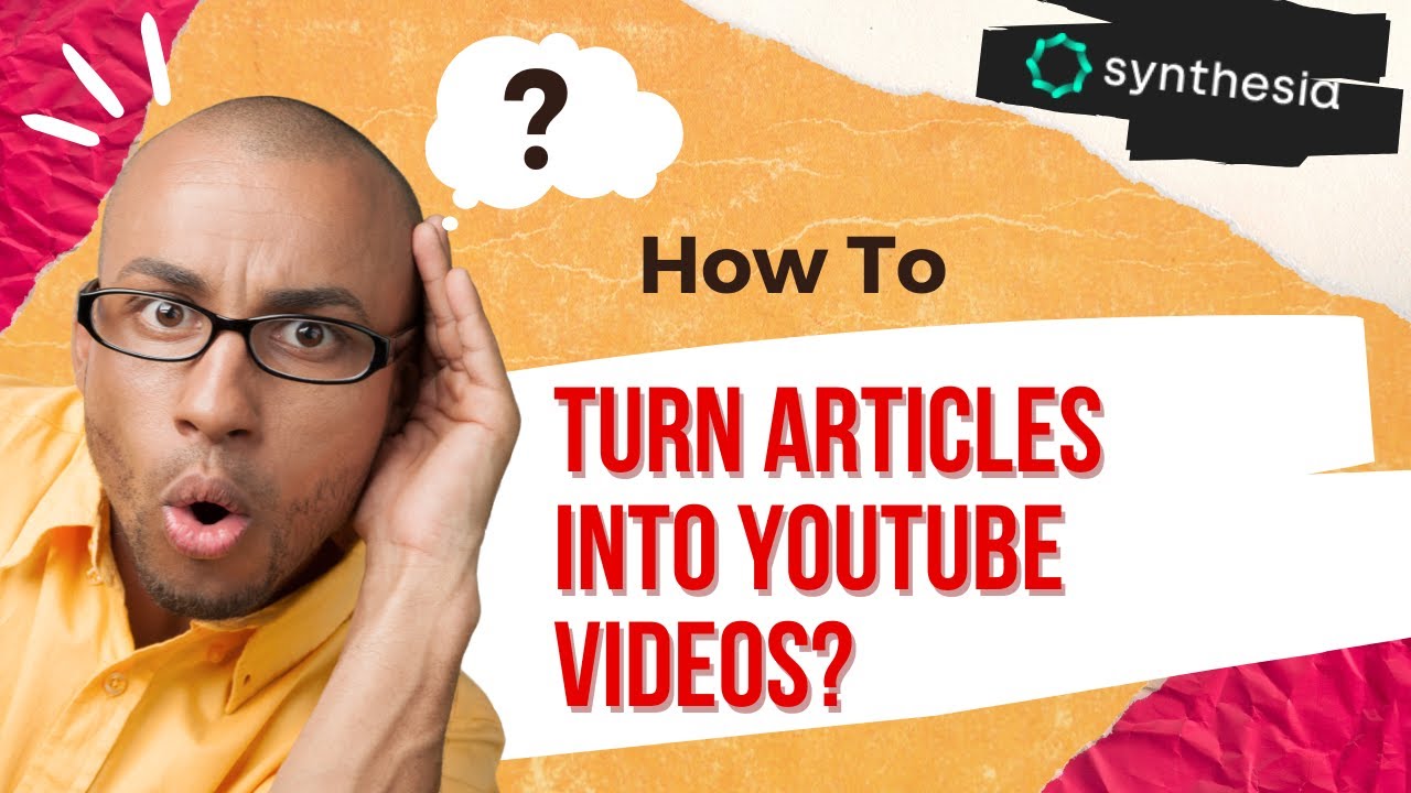 How To Turn Articles Into Spectacular YouTube Videos 4 Easy Steps - YouTube