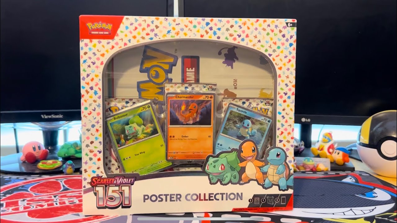 Nostalgic Throwback! Unboxing Pokemon 151 Poster Collection - YouTube