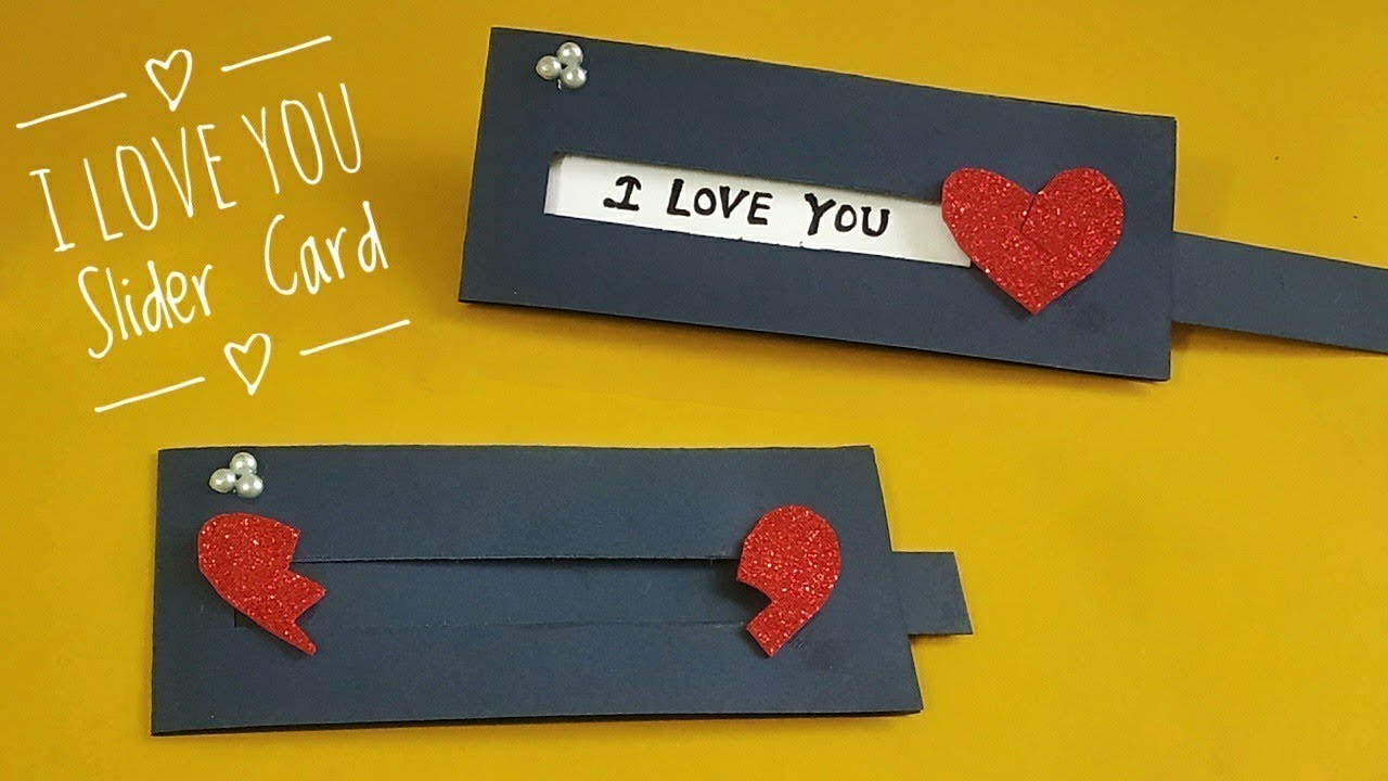 DIY ||Paper craft idea||Slider card#new #viral #trending @Creative-Hub ...