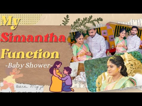 My Simantha function in Karnataka style #babyshower - YouTube