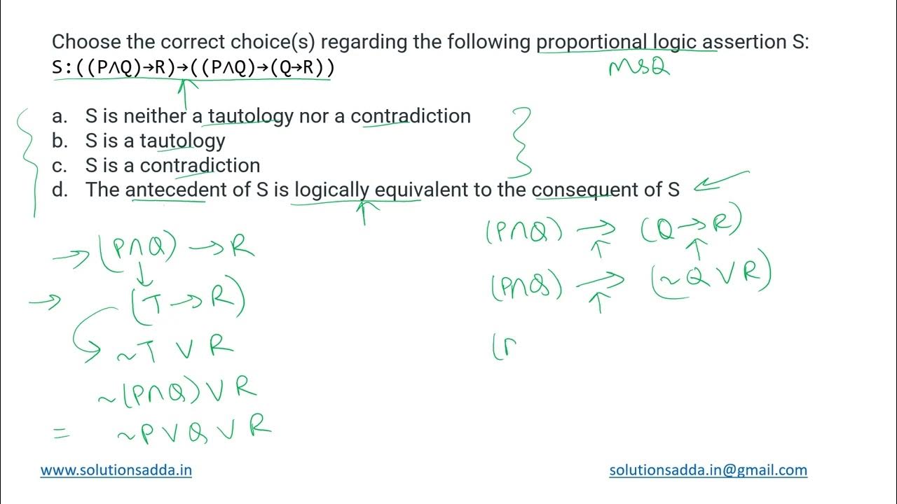GATE 2021 SET-2 | EM | DISCRETE MATHEMATICS | GATE TEST SERIES ...