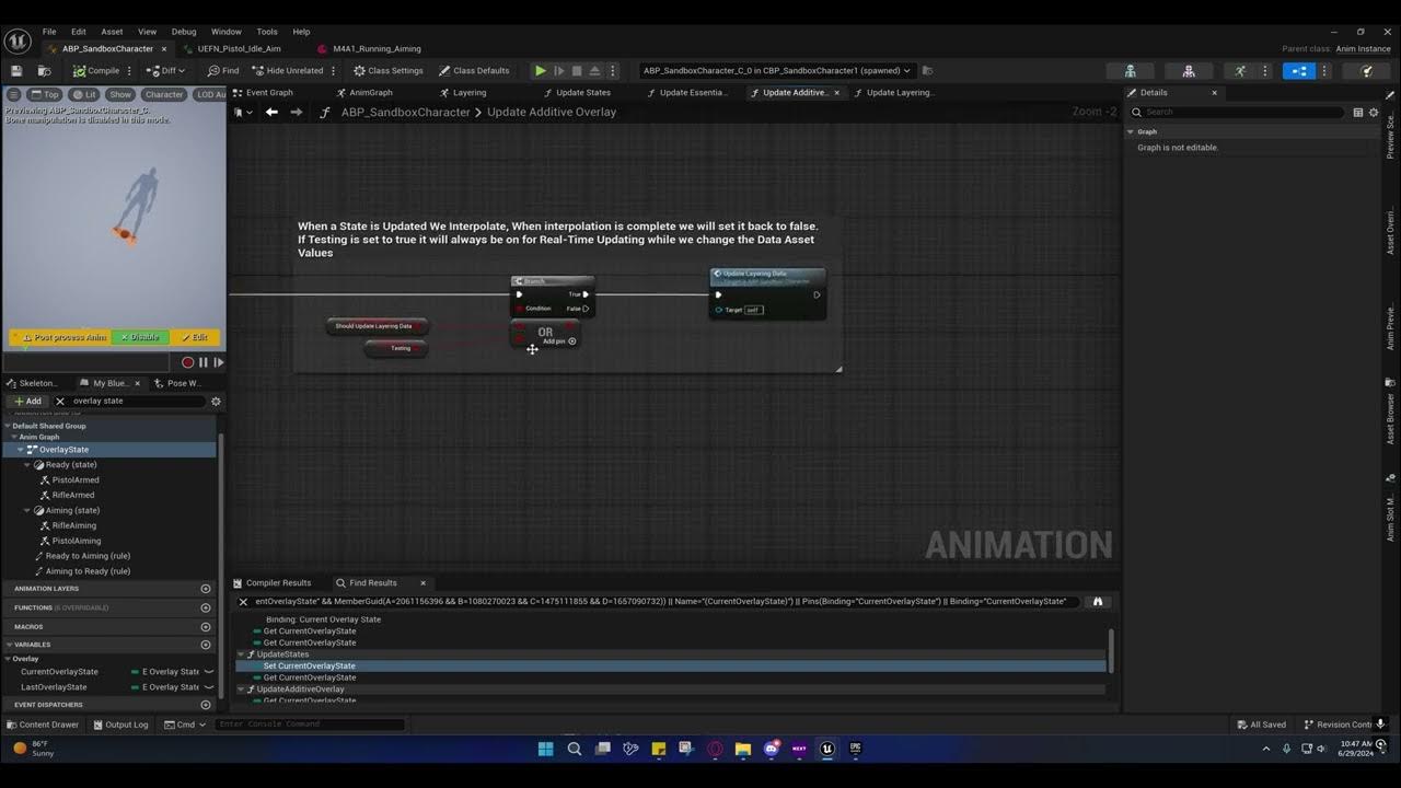 Unreal Engine 5 - GASP Dynamic Additive Overlay (1.04) - YouTube