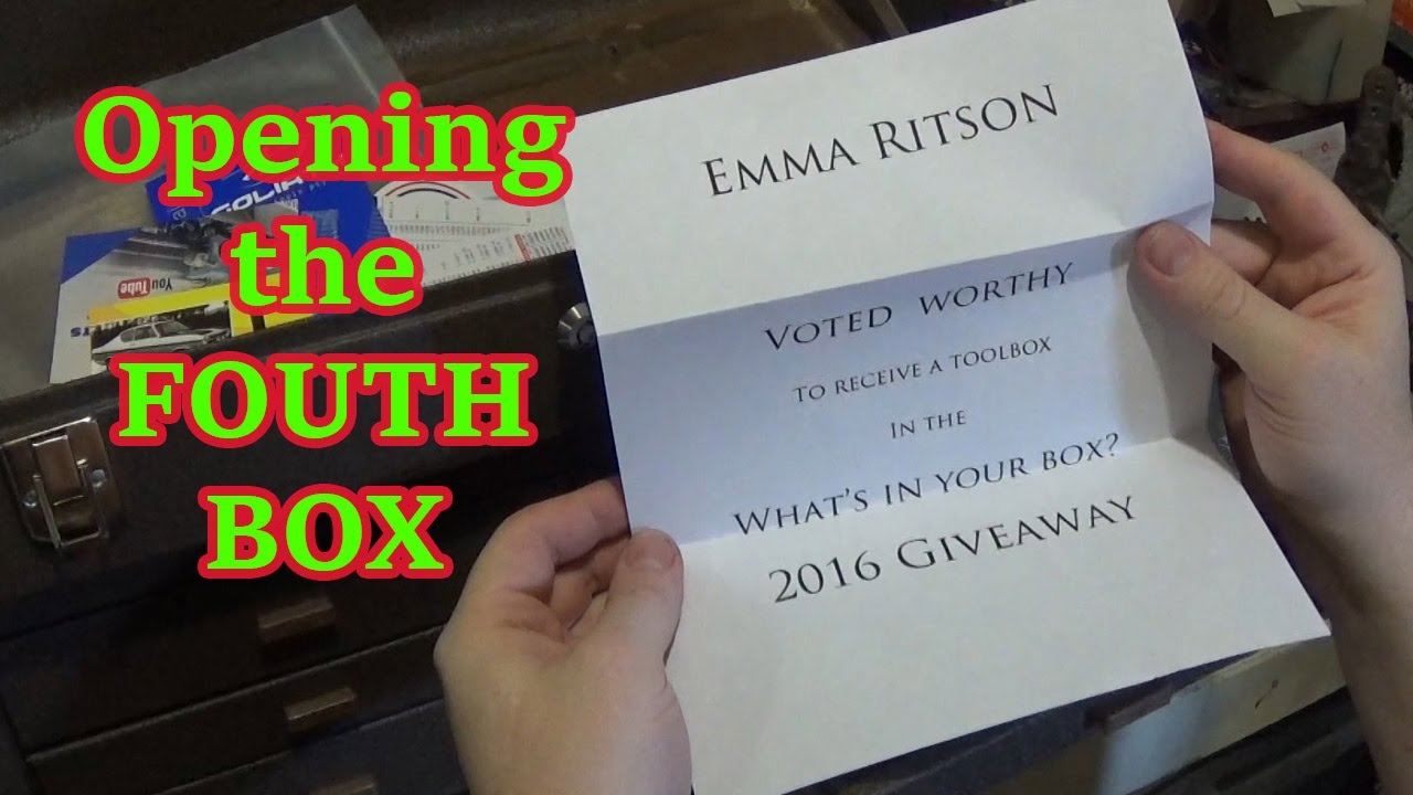 opening the fourth Box WIYB 2016 - YouTube
