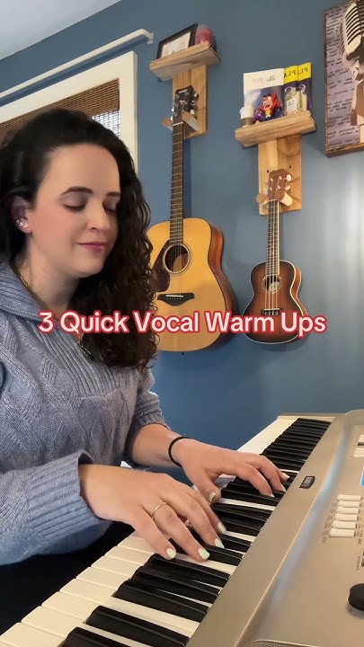 Quick Vocal Warm Ups - Easy Exercises For Singers #singingexercises ...