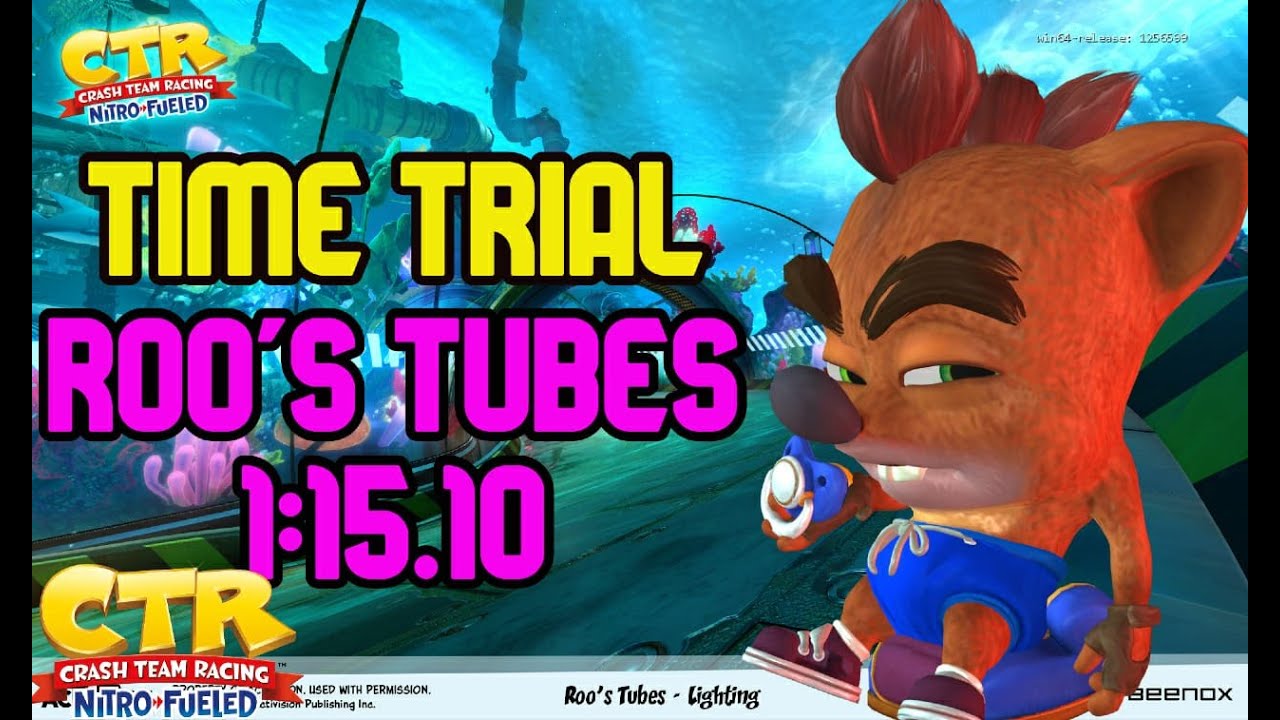 Roo's Tubes PB 1:15.10 + Lap 24.42 + SL 26.05 (No SG) | Crash Team ...