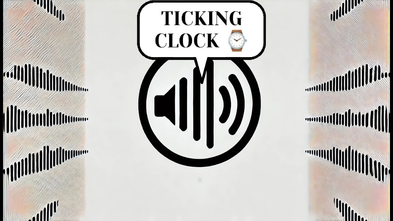 Ticking clock sound effect ⏰🔊 - YouTube