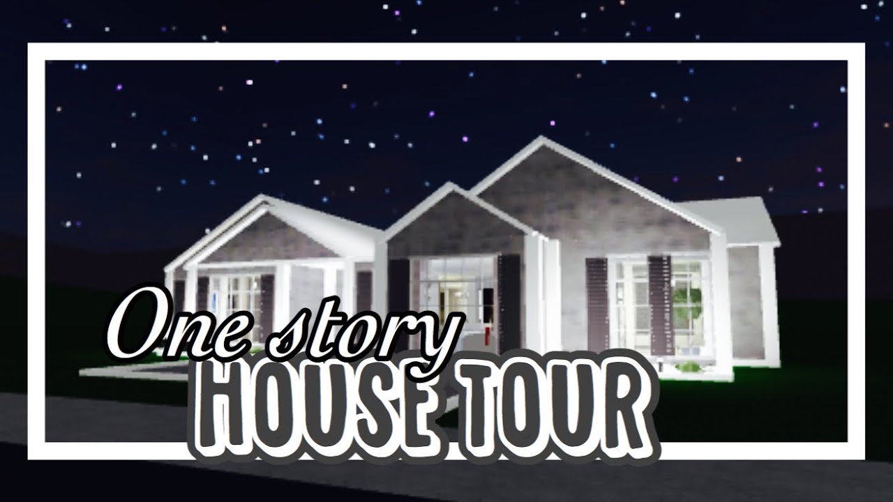 ONE STORY HOUSE TOUR | ROBLOX BLOXBURG! - YouTube