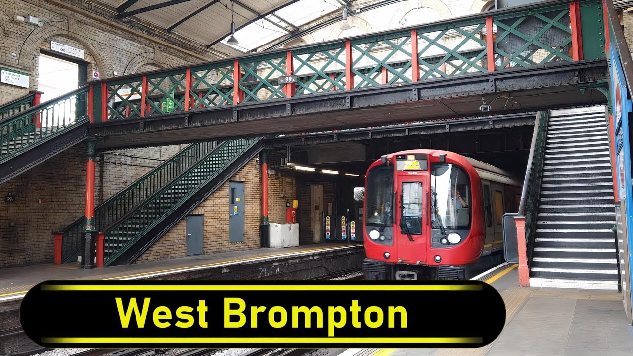 Tube Station West Brompton - London 🇬🇧 - Walkthrough 🚶 - YouTube