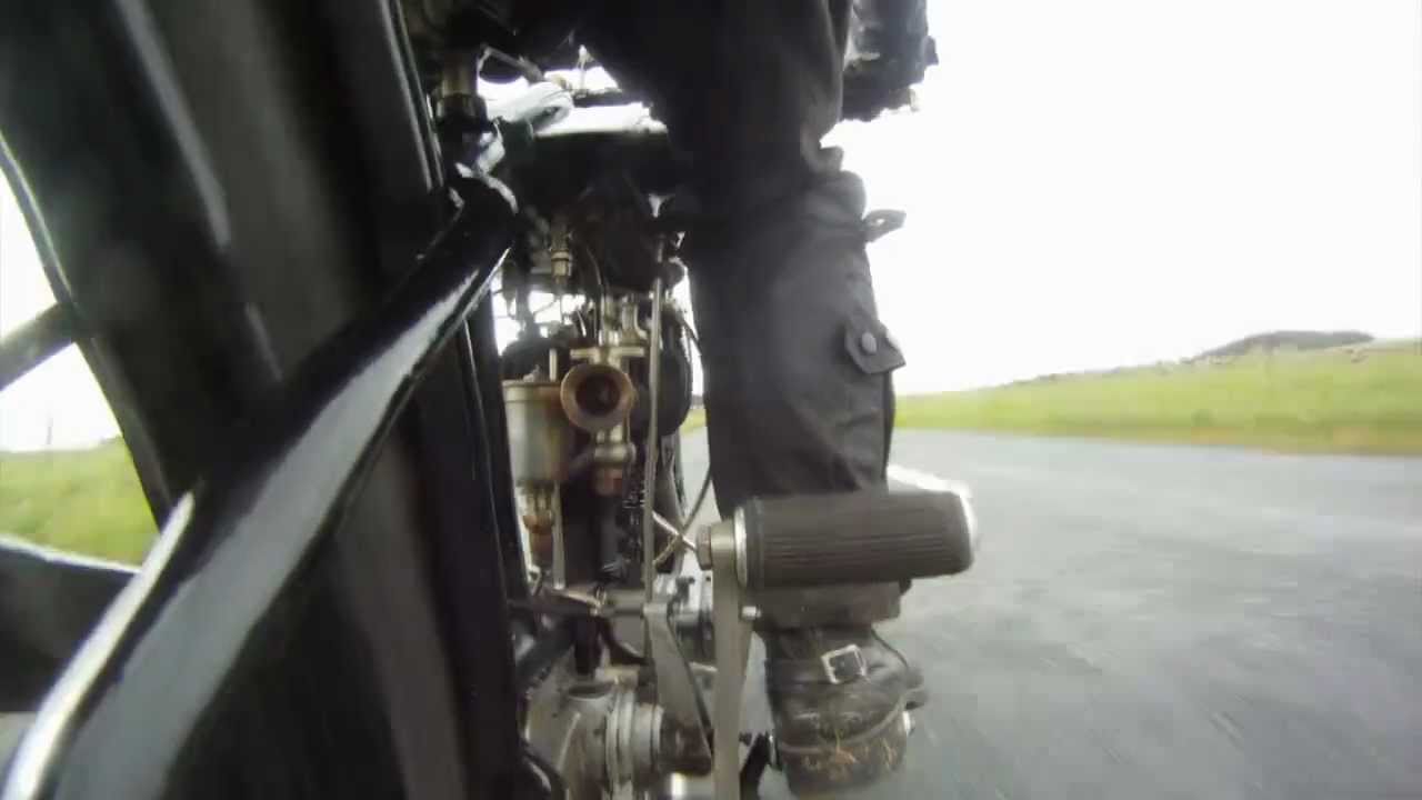 Vintage Motorcycle Cam - 1927 AJS 350, Beamish Reliability Run 2011 ...