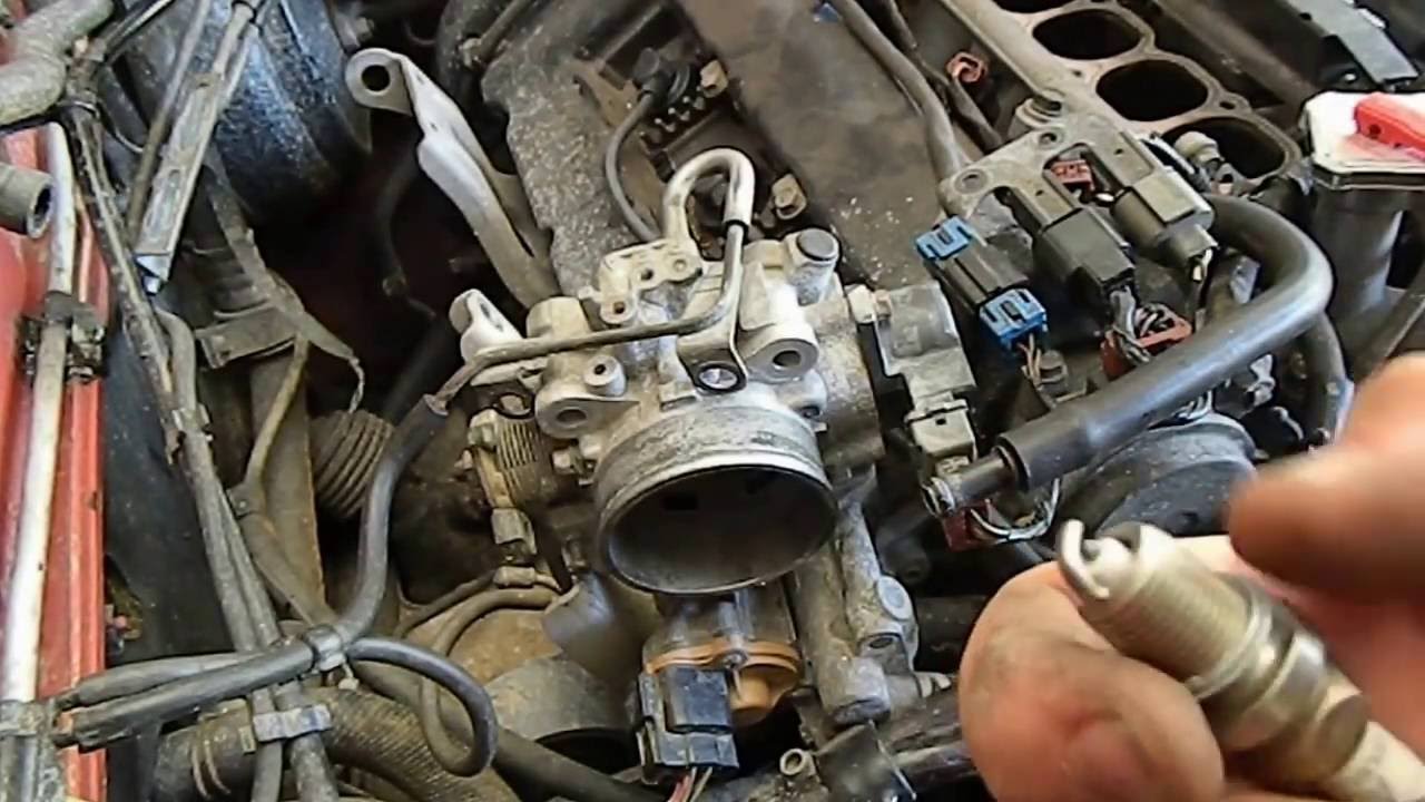 91 DODGE STEALTH SPARK PLUGS - YouTube