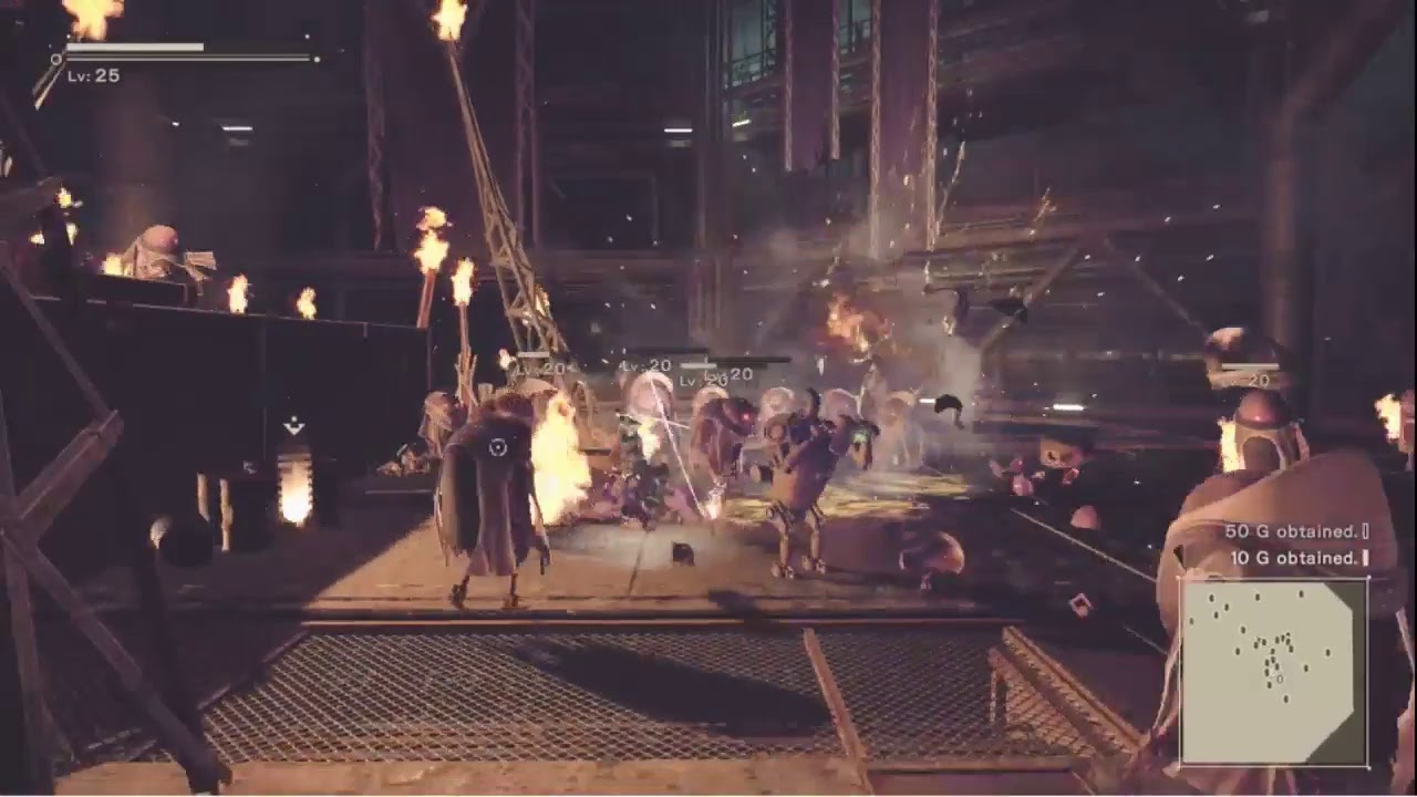 Playing nier automata become as god eidition on xbox one - YouTube