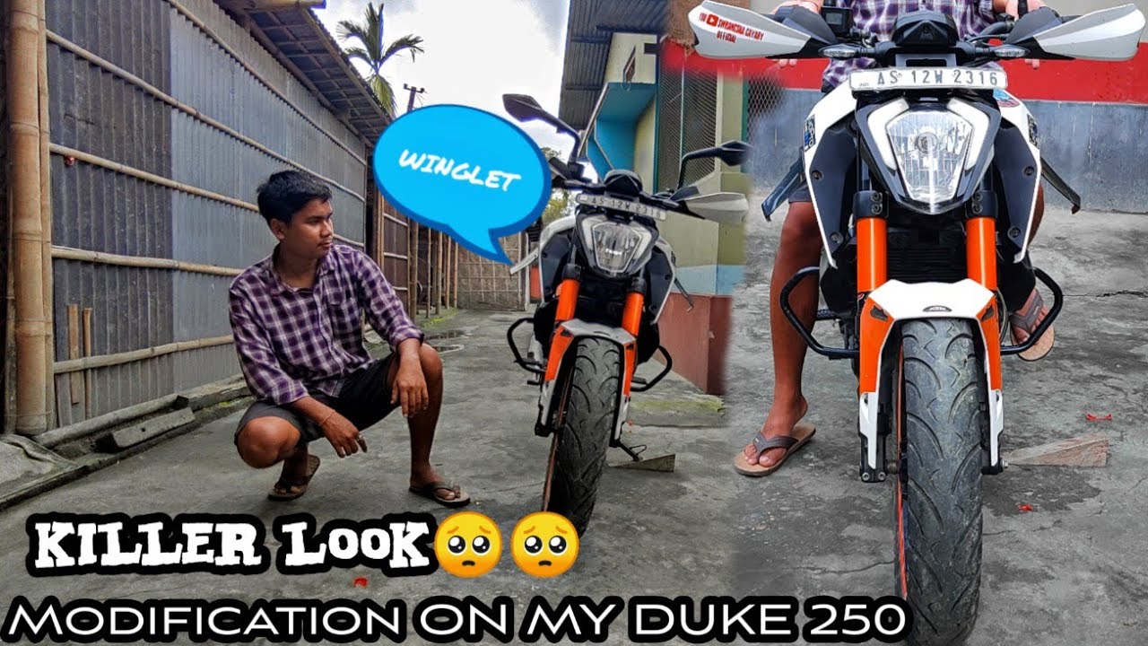 Duke 250 modification//1st on YouTube 😎😎 super duke look🤯🤯 ...