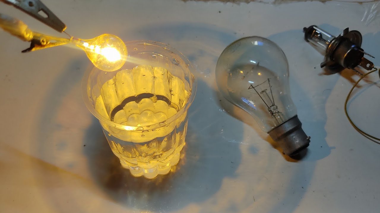Bulb with Water Experiment | How to side effects bulb experiment at ...
