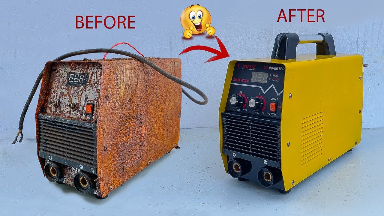 Restoraton Old Broken 200A Welding Machine Left Behind Many Months From ...