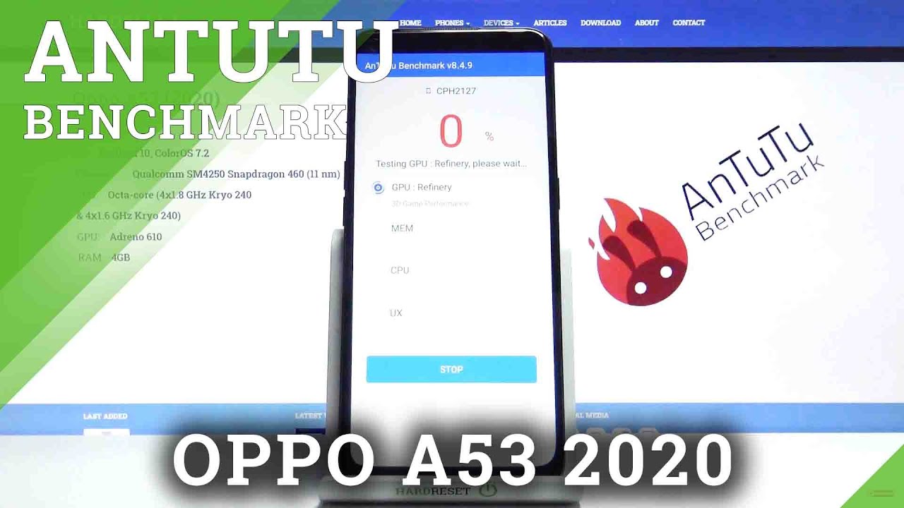 Oppo A53 2020 - BENCHMARK AnTuTu Test of Performance - YouTube