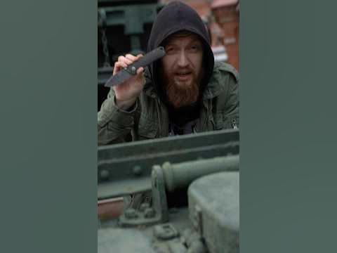 💥 НОЖ ИЗ ТАНКОВОЙ БРОНИ! #ножи #нож - YouTube