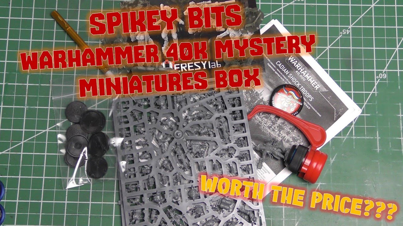 Spikey Bits Warhammer 40k Mystery Miniatures Box Unboxing! Was it Worth ...