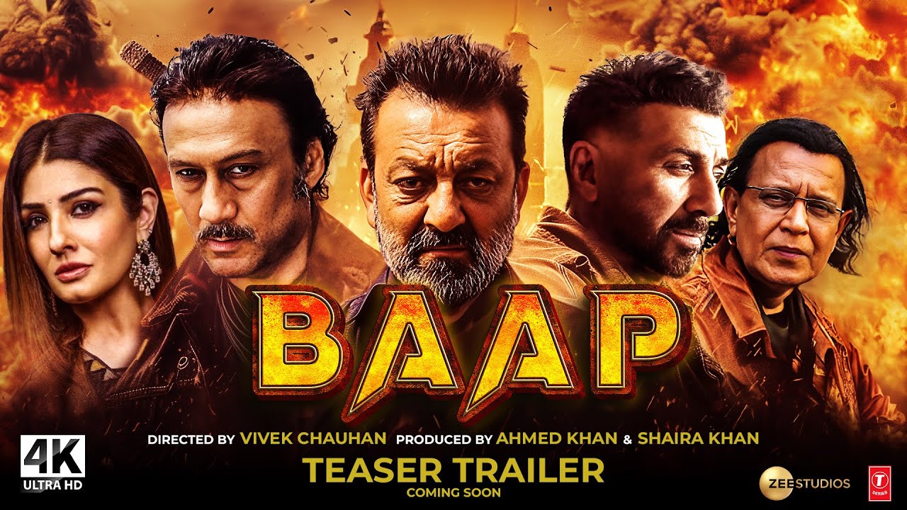 BAAP - First Trailer | Sunny Deol, Sanjay Dutt, Jackie Shroff, Mithun ...