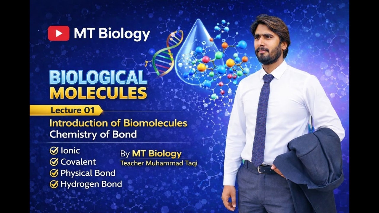 01. INTRODUCTION -BIOLOGICAL MOLECULES - YouTube