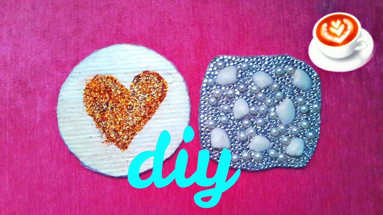 DIY - Mug Coasters | Lyn | اصنعي قاعدة للكوب بنفسك - YouTube