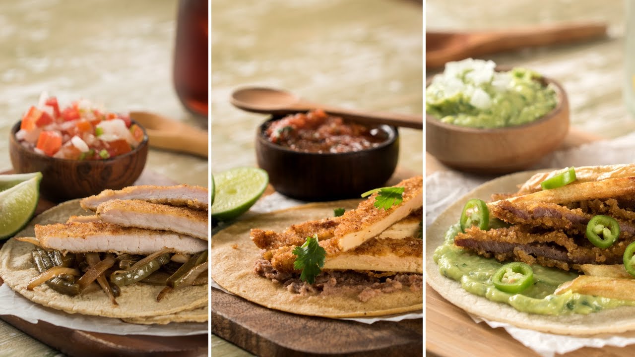 3 Tacos de Milanesa - YouTube