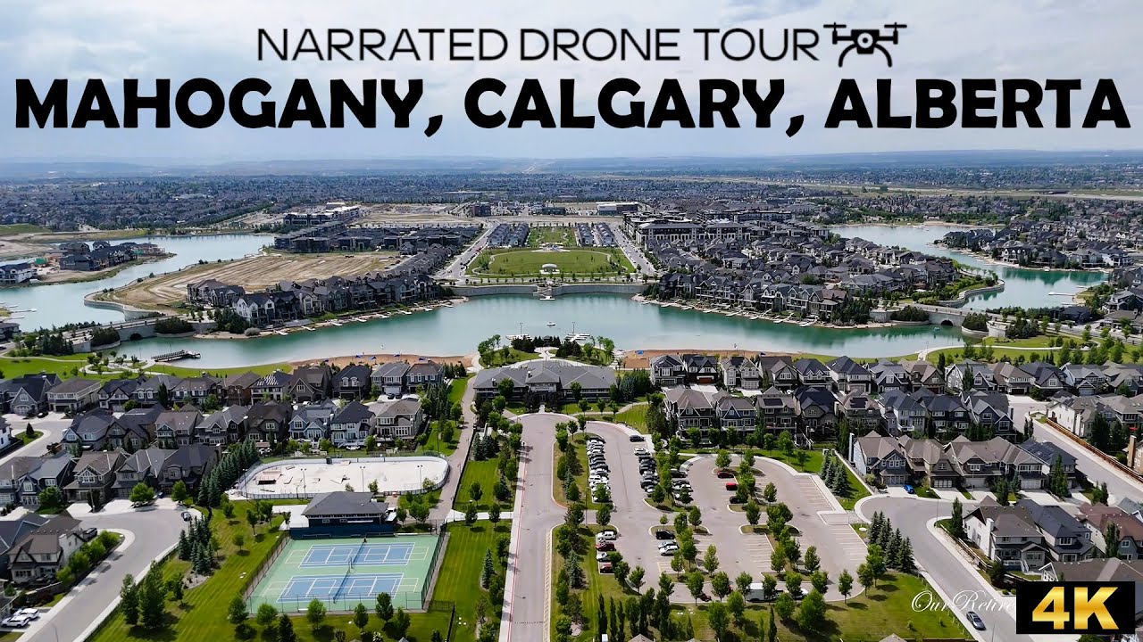 🏙️ Mahogany Calgary in 4K | Stunning Aerial Views of Alberta’s Lake ...