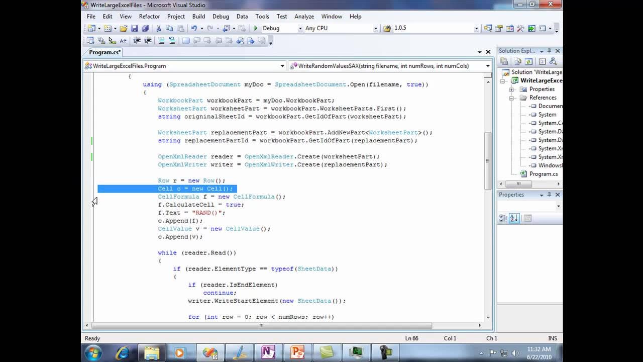 Write Large Excel Files Using the Open XML SDK.mp4 - YouTube