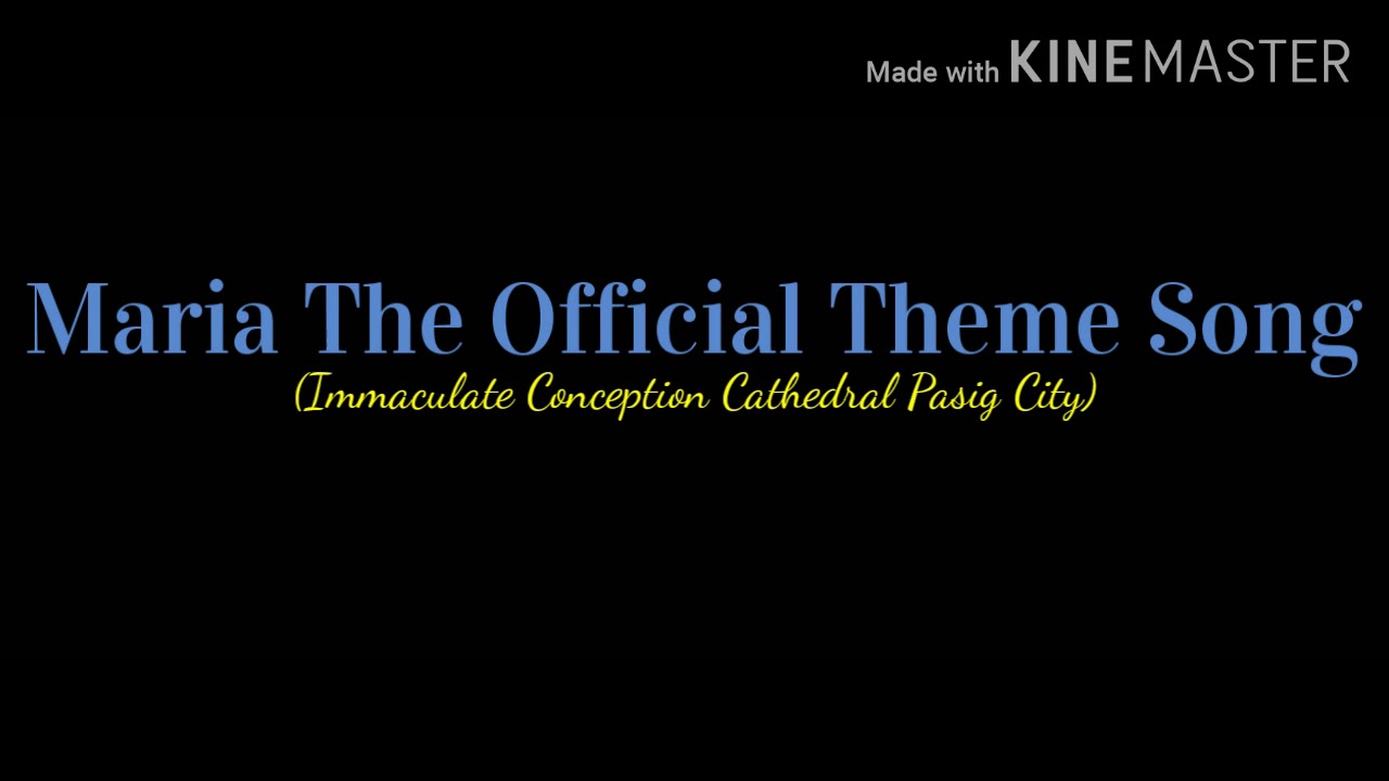 Maria The Official Theme Song Of The Diocese Of Pasig - YouTube