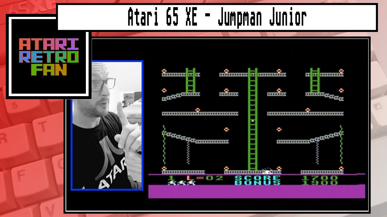 Atari XL/XE Jumpman Junior - YouTube