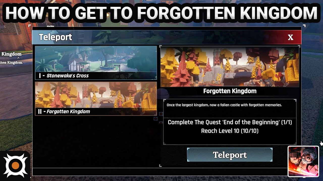 The Forge - How to Get to Forgotten Kingdom (Getting to Forgotten Kingdom Quest) - YouTube