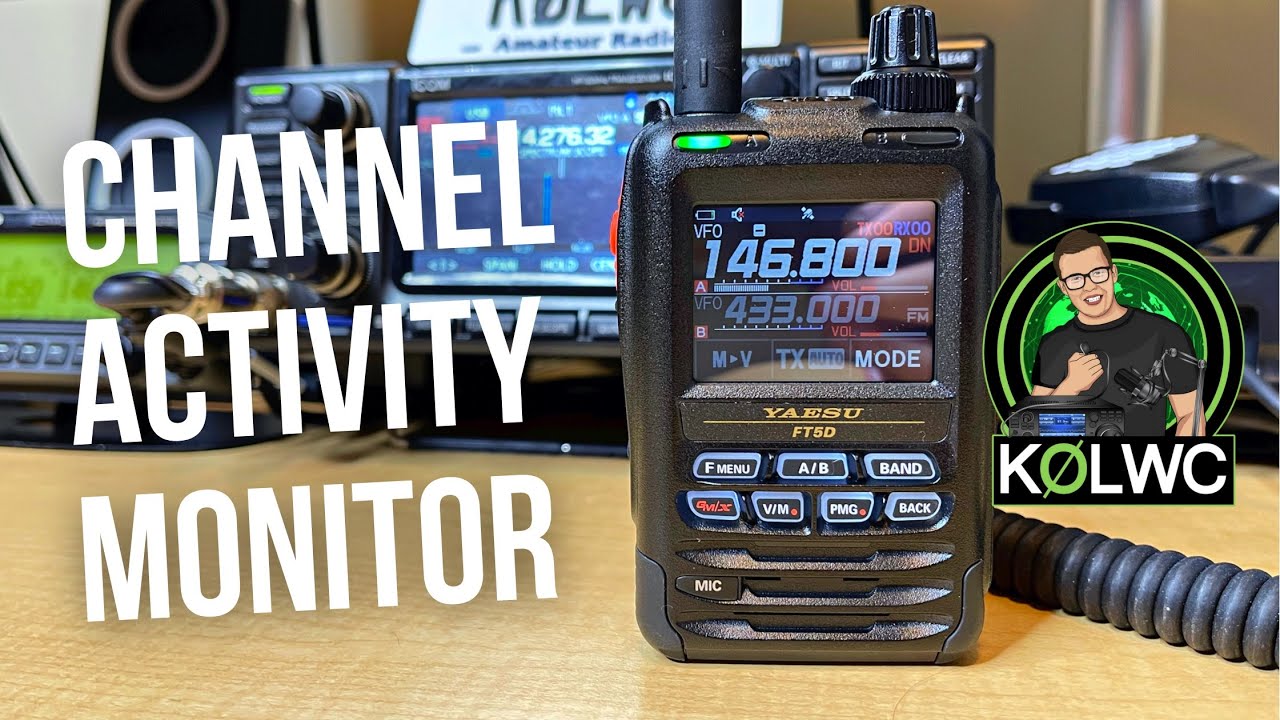 Yaesu FT5D: Channel Activity Monitor Setup - YouTube