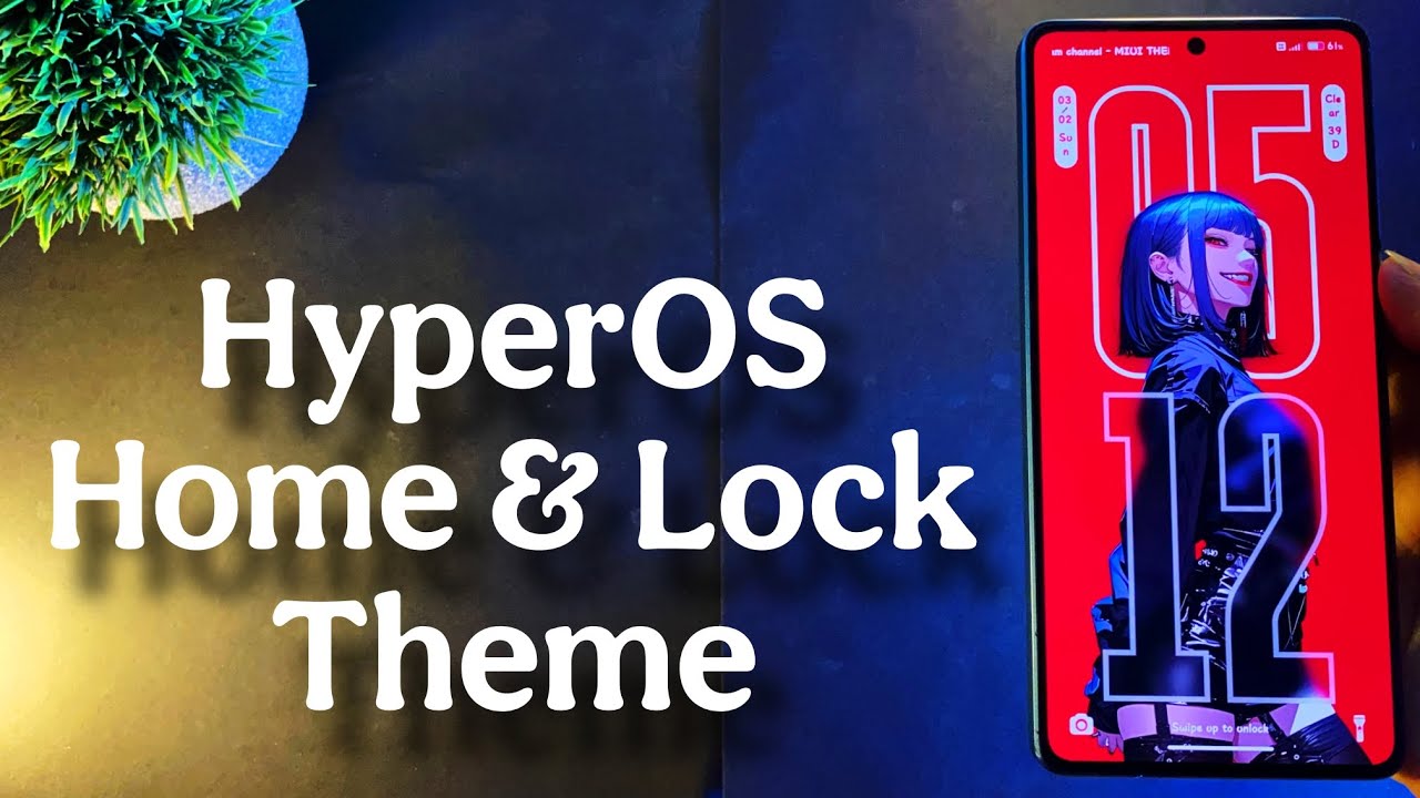 HyperOS Home & Lock Screen Customize Premium Theme For Any Xiaomi ...