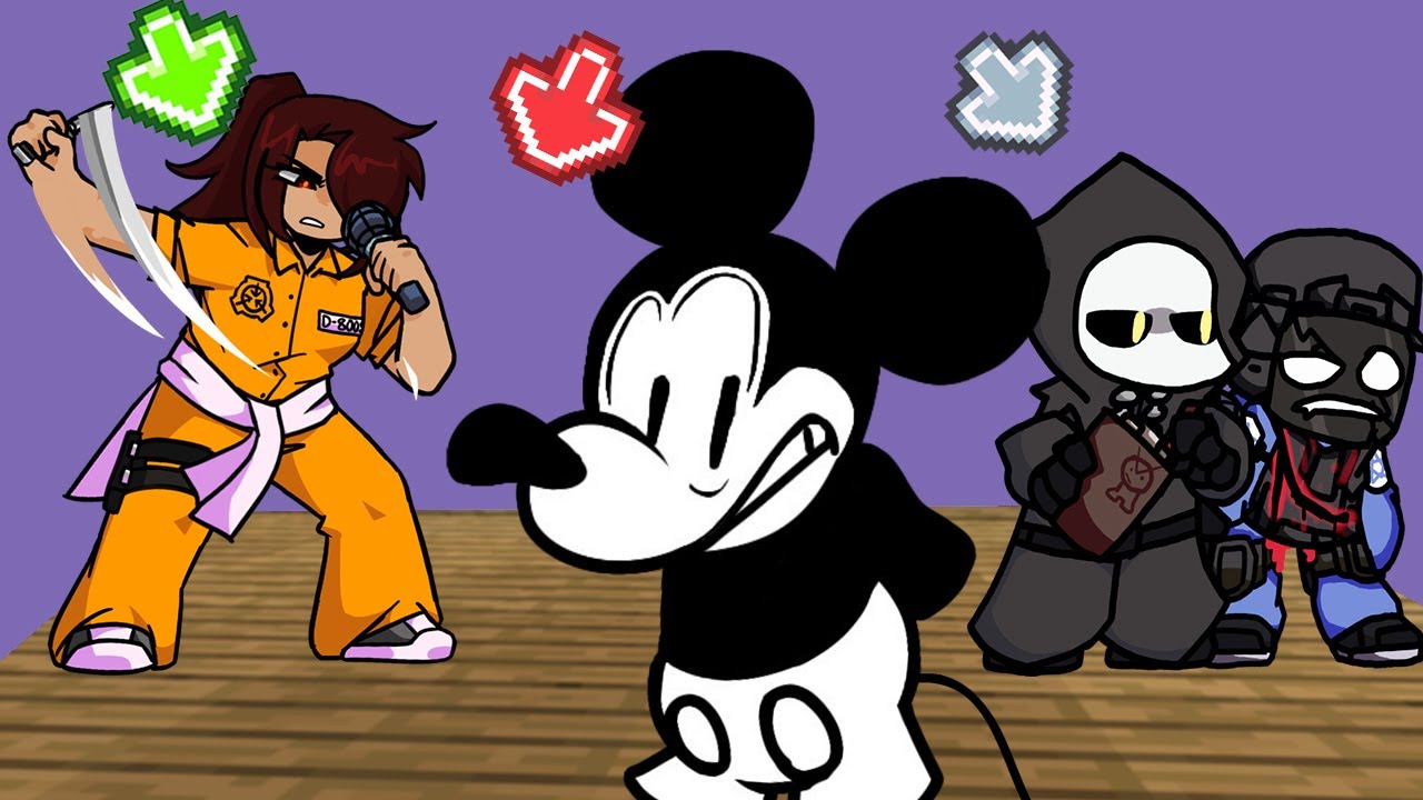 FNF Character Test | Gameplay VS Minecraft Playground | Mickey Mouse VS ...